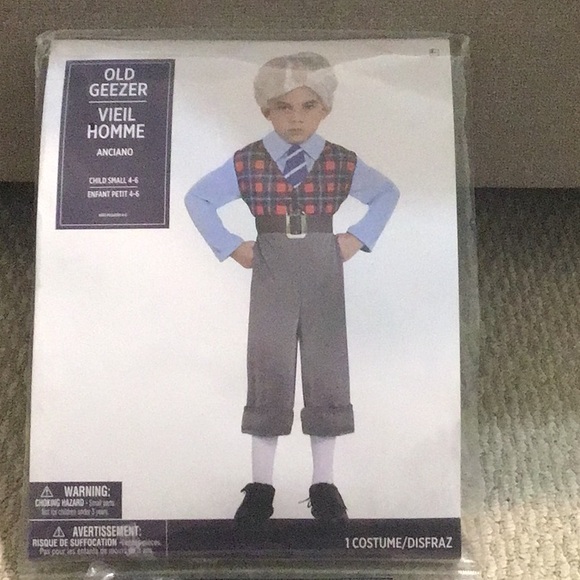 Costumes | Old Geezer Costume For Kids With Glasses | Poshmark